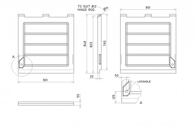 DR3232 Overlapping Doors | Duraflex